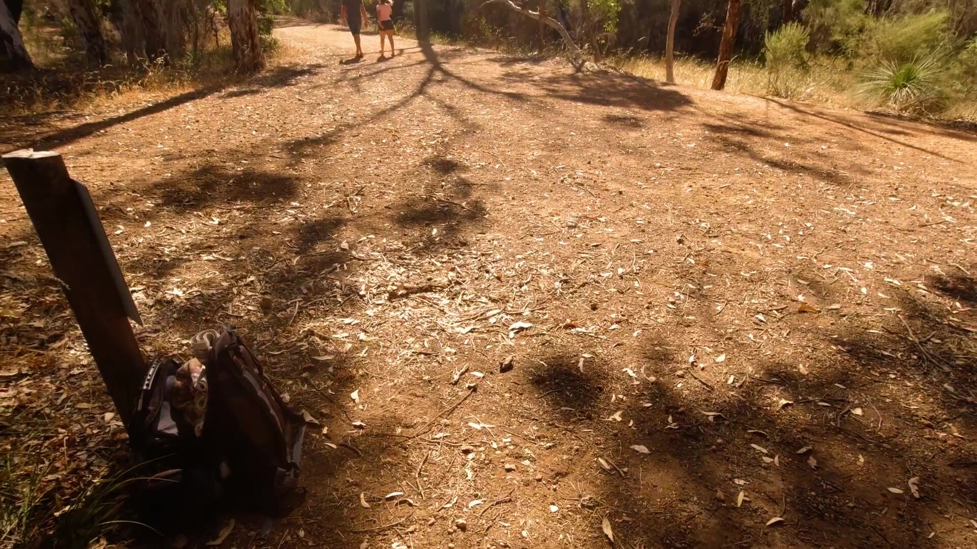 Cheeky Upskirt On A Path Haha